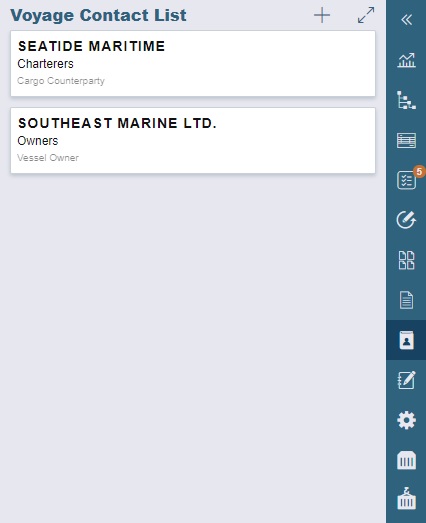 IMOS - Contacts - Voyage